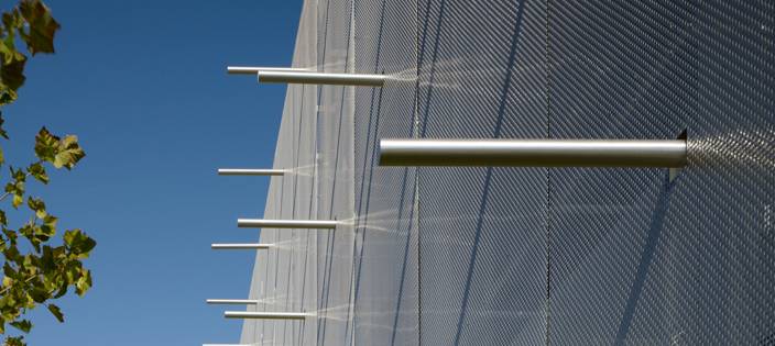 Individual Mounting Solutions for Architectural Wire Mesh Systems